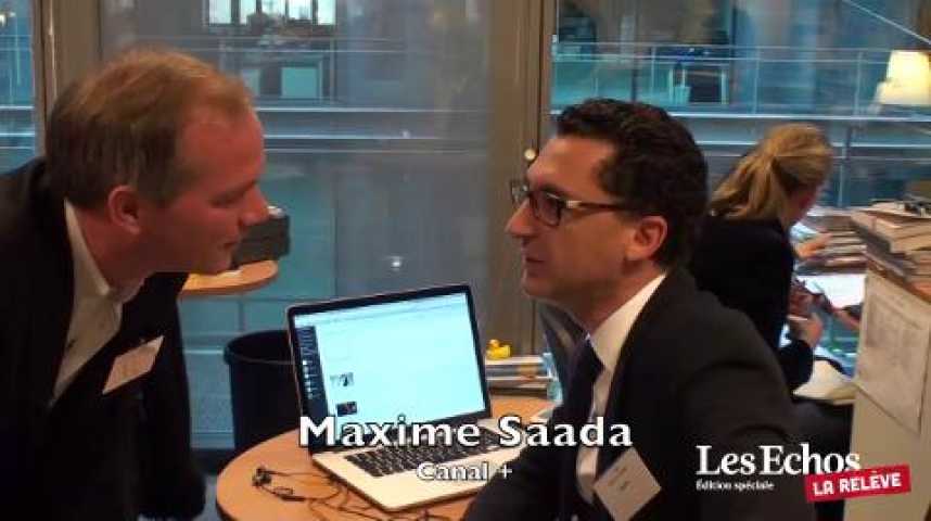 La Relève : l'interview de Maxime Saada (Canal+) par Julien Arnaud (TF1)