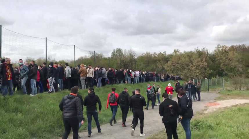 Derby RC Lens - LOSC : ambiance à la Gaillette - La Voix du Nord Vidéos