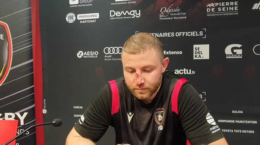 Vidéos : Rugby - Pro D2 : la réaction de Fabien Vincent après la ...