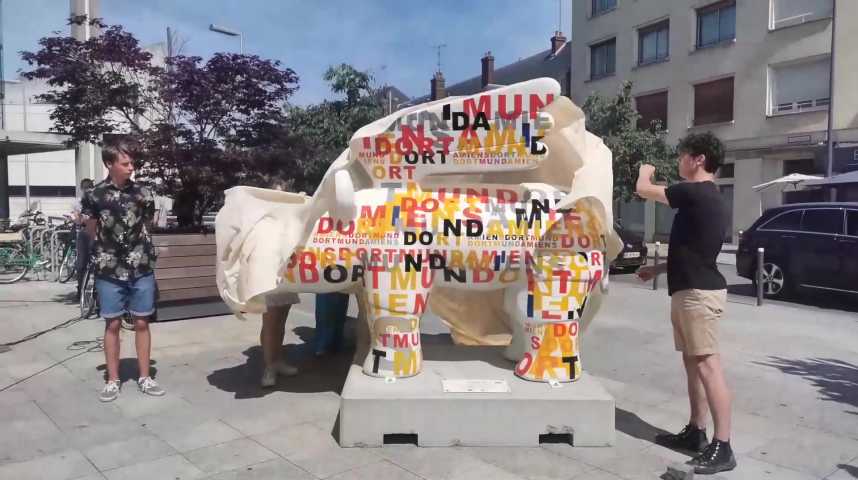 Vidéos : Inauguration du Do-Rhino, une statue représentant les 60 ans ...