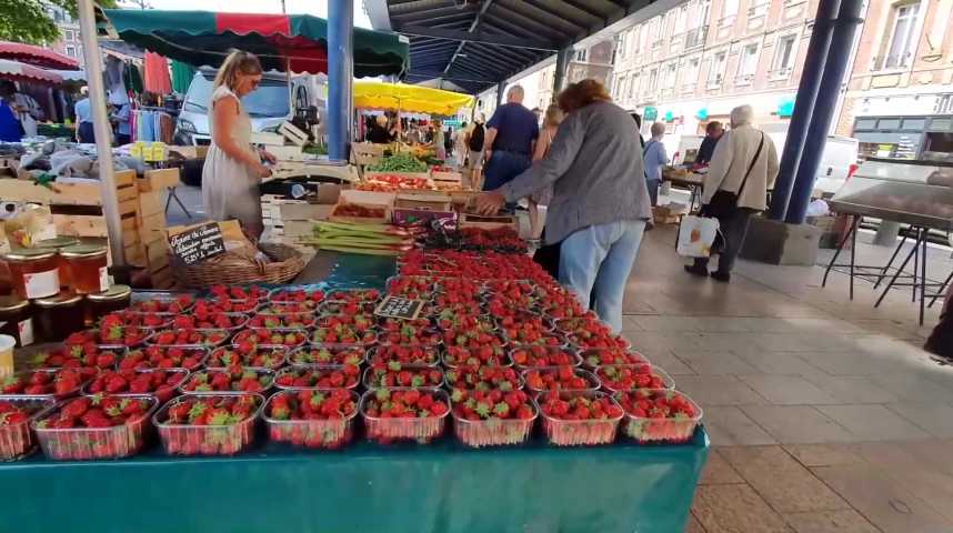 Vidéos : Rouen. Le marché dominical de la place Saint-Marc - Paris ...