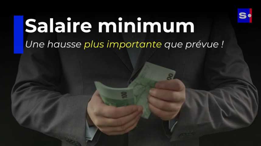 ️ Salaire minimum : il va augmenter plus que prévu ! - Sudinfo Vidéos