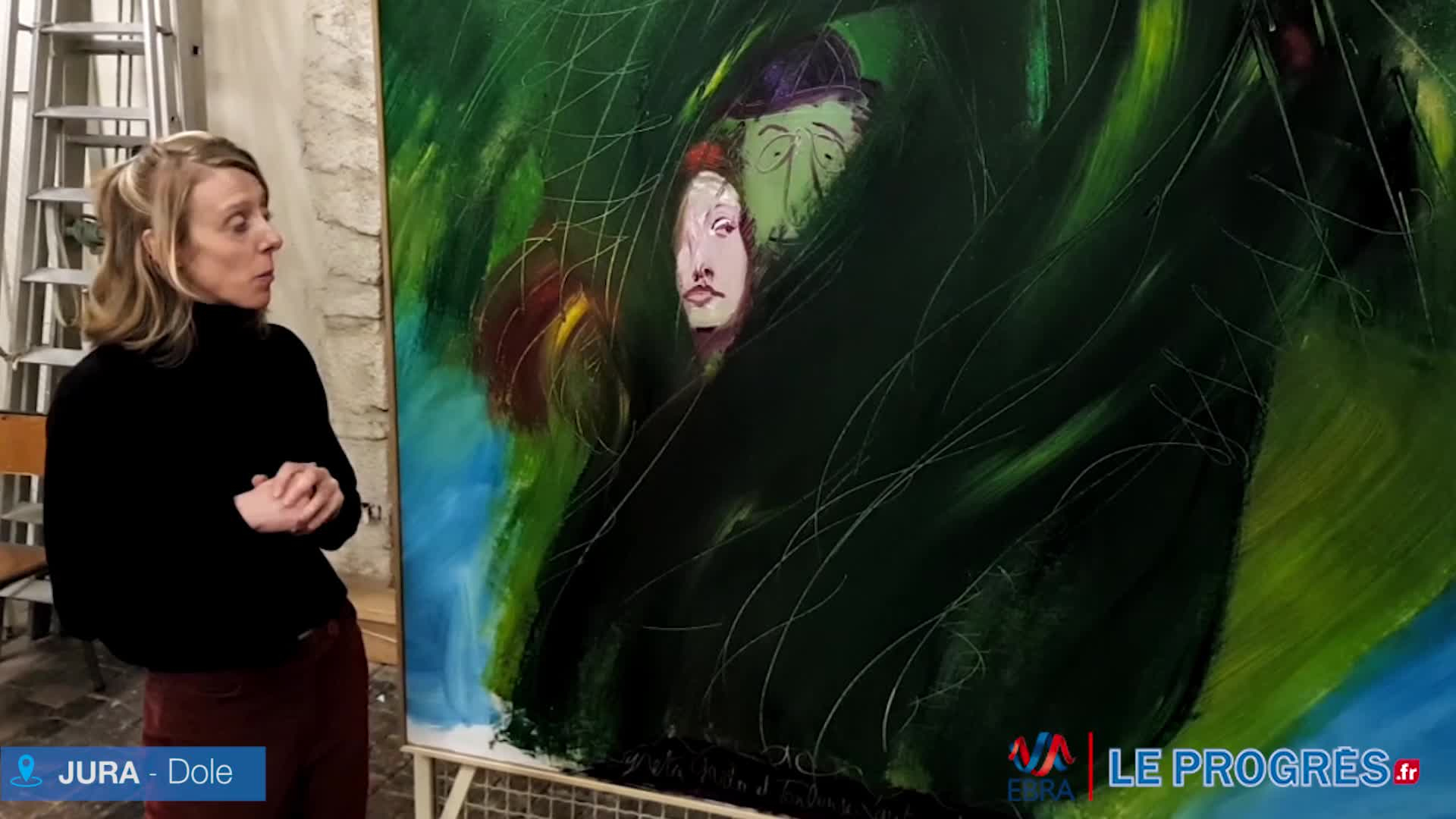 Amélie Lavin explique pourquoi cette toile de Jean Messagier de 1986 ...