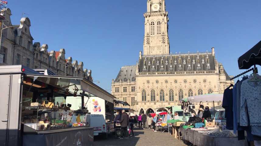 Arras en lice pour le concours du Plus beau marché de France - La Voix du Nord Vidéos