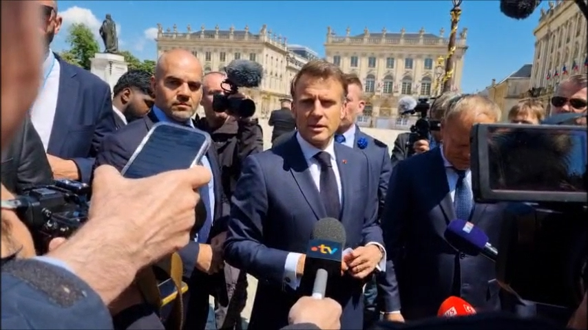 Emmanuel Macron à Nancy : pape Léon XIV, Donald Trump et la guerre en ...