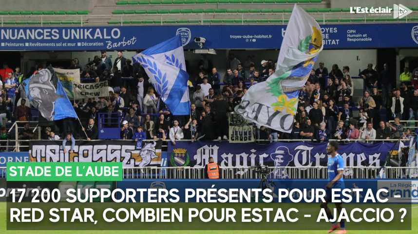 Vidéos : Combien de spectateurs au Stade de l'Aube pour Estac - Ajaccio ...