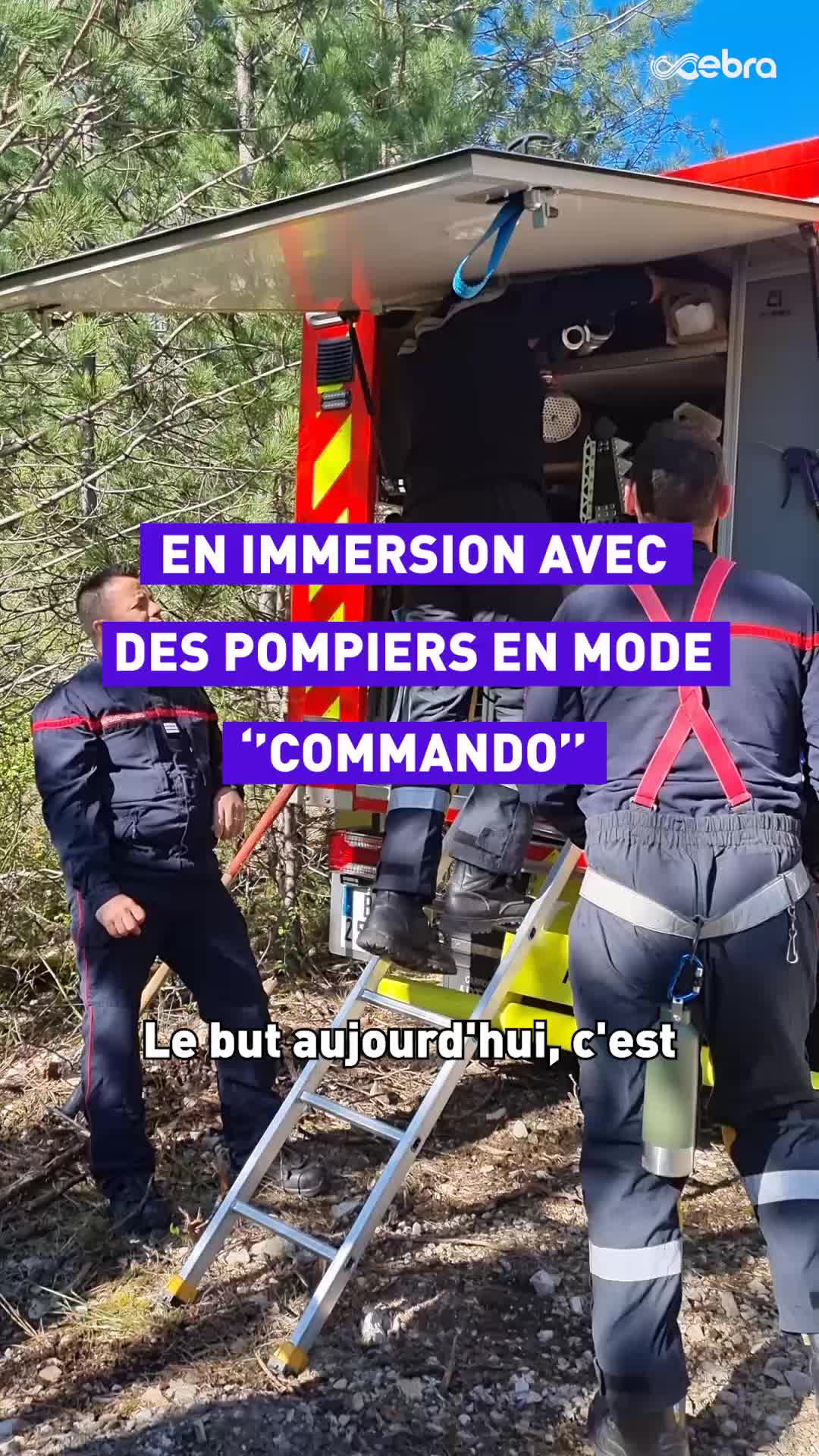 En immersion dans le Ventoux avec les pompiers en mode ‘‘commando’’