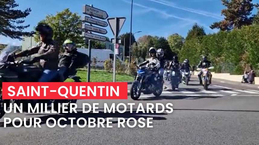 Vidéos : Un millier de motards pour Octobre rose dans les rues de Saint ...