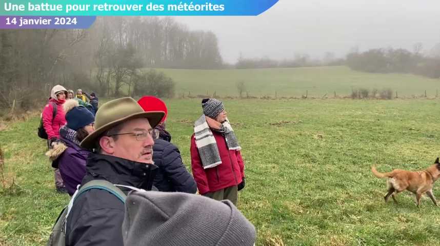Vidéos : Une battue organisée pour trouver des météorites - L'Ardennais