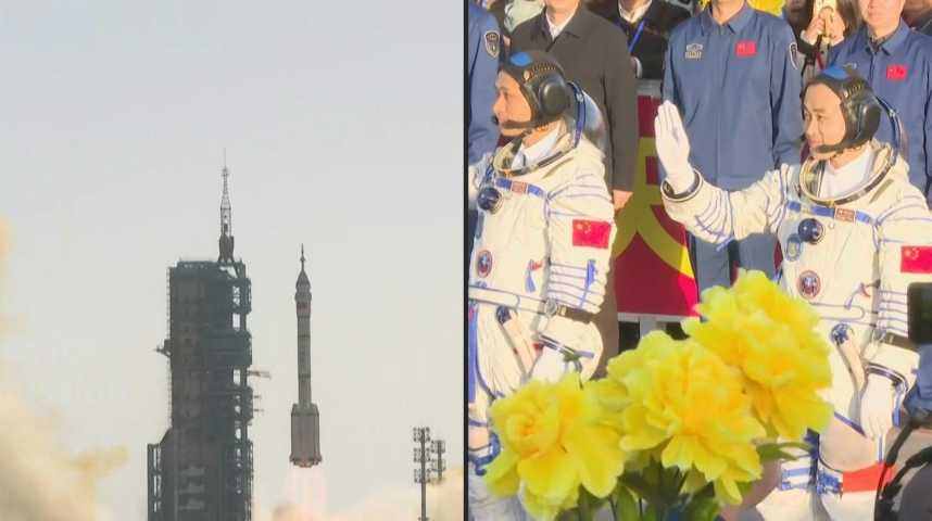 La Chine envoie dans l'espace sa mission Shenzhou-17