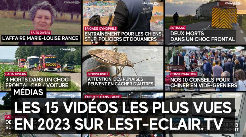 Vidéos : Les 15 vidéos les plus vues en 2023 sur lest-eclair.tv - L'Est ...