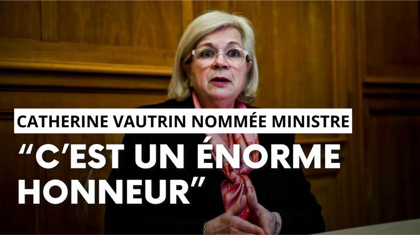 Vidéos : Première réaction de Catherine Vautrin, nommée Ministre - L'union