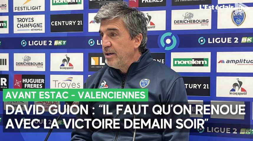 Vidéos : David Guion : « Il faut qu’on renoue avec la victoire demain ...