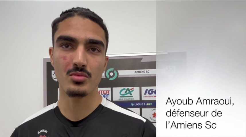 Vidéos : Football : Ayoub Amraoui avant Amiens SC - Rodez - Courrier picard