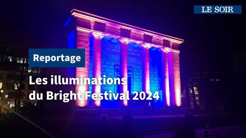 Les illuminations du Bright Festival 2024 - Le Soir