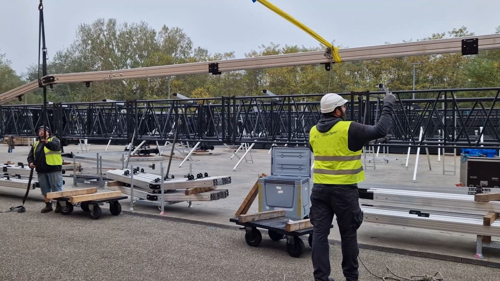 Offendorf : FL Structure monte et démonte ses scènes pour les perfectionner