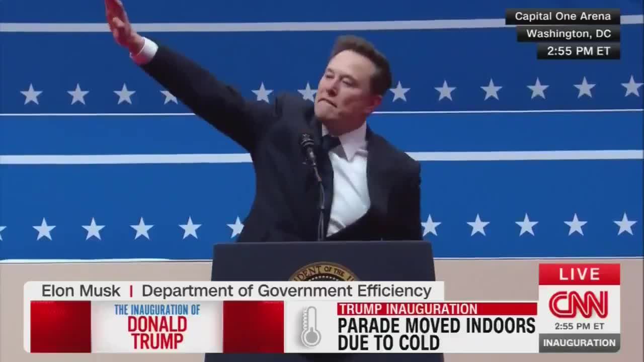 Elon Musk, un salut qui dérange