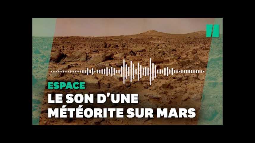La Nasa diffuse le son d’une météorite qui s’écrase à la surface de la ... La Nasa diffuse le son d’une météorite qui s’écrase à la surface de la ...