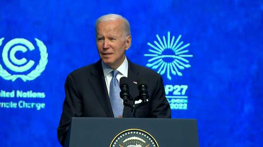 COP27: La "vie même de la planète" est en jeu, met en garde Biden ...