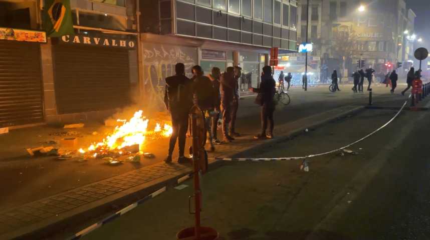 213 arrestations à Bruxelles après la défaite du Maroc - Le Soir