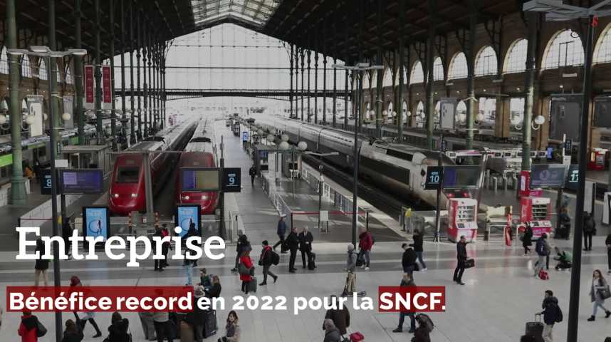France : Bénéfice record en 2022 pour la SNCF - Challenges