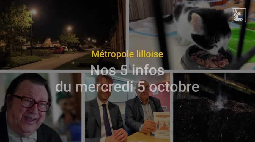 Métro 5 infos mercredi 5 octobre 22 - La Voix du Nord Vidéos
