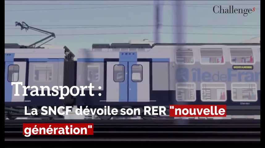 Transport : la SNCF dévoile son RER "nouvelle génération"