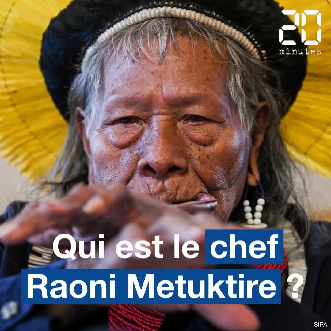 VIDEO. Amazonie: Qui est le chef Raoni Metuktire qui tente de sauver la ...