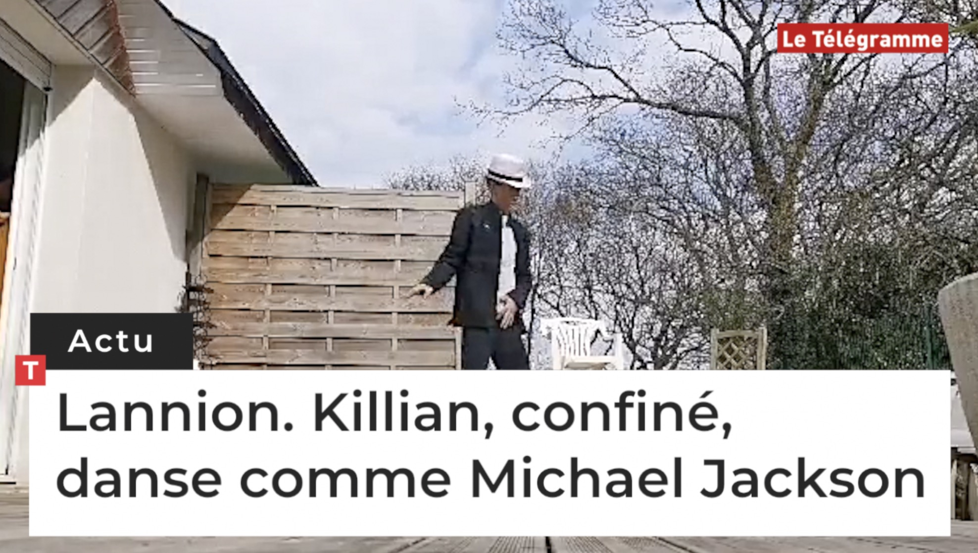Killian, confiné, « danse comme Michael Jackson » | Le Télégramme