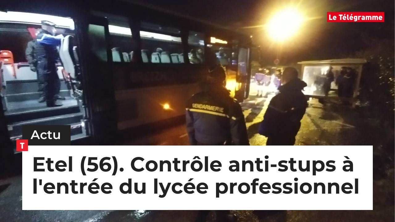 Au lycée Émile-James d’Étel, le contrôle antidrogue « pique un peu ...