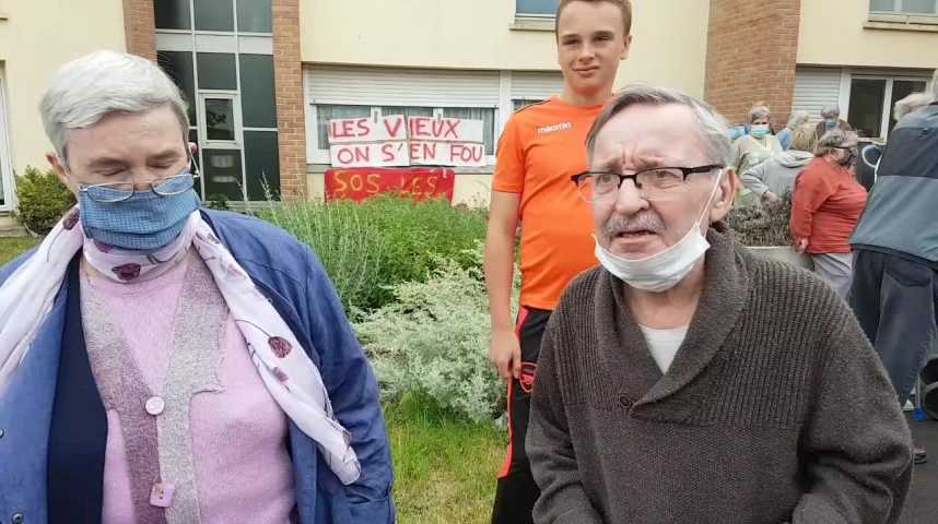 Lens: mobilisation des résidents du foyer pour personnes âgées Louis ...