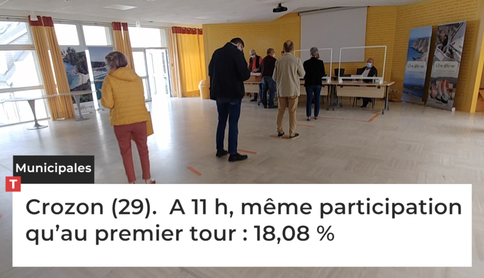 À Crozon, même participation qu’au 1er tour [Vidéo] | Le Télégramme