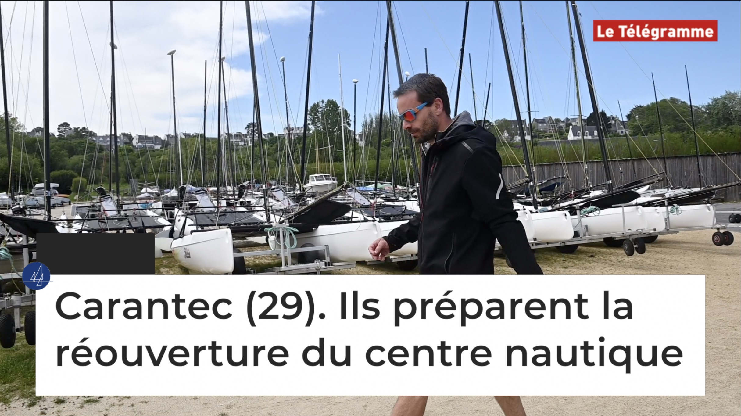 À Carantec, le centre nautique prépare sa réouverture [Vidéo] | Le ...