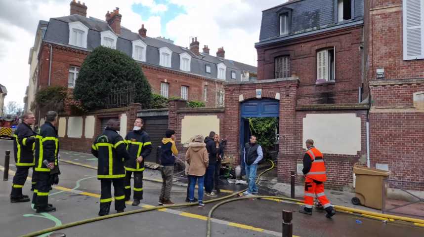 Vidéos : Rouen. Feu rue Saint André - Paris Normandie