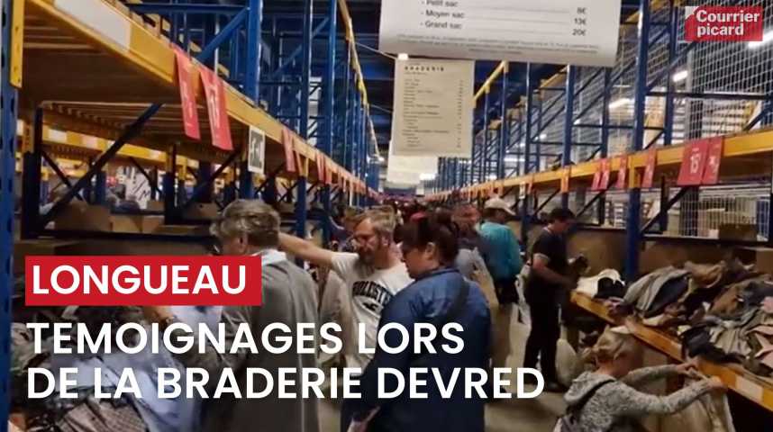 Vidéos : La braderie Devred attire toujours autant de monde dans son ...
