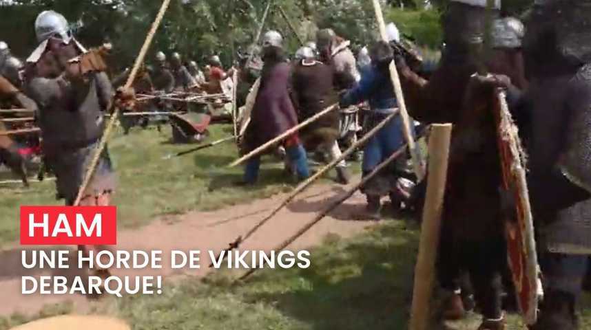 Vidéos : Une horde de vikings débarque à Ham - Courrier picard