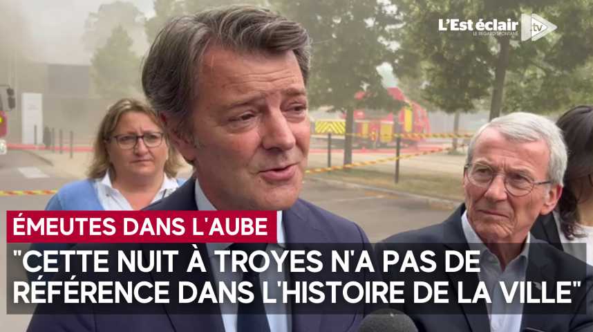 Vidéos : François Baroin et Cécile Dindar réagissent aux incidents de ...