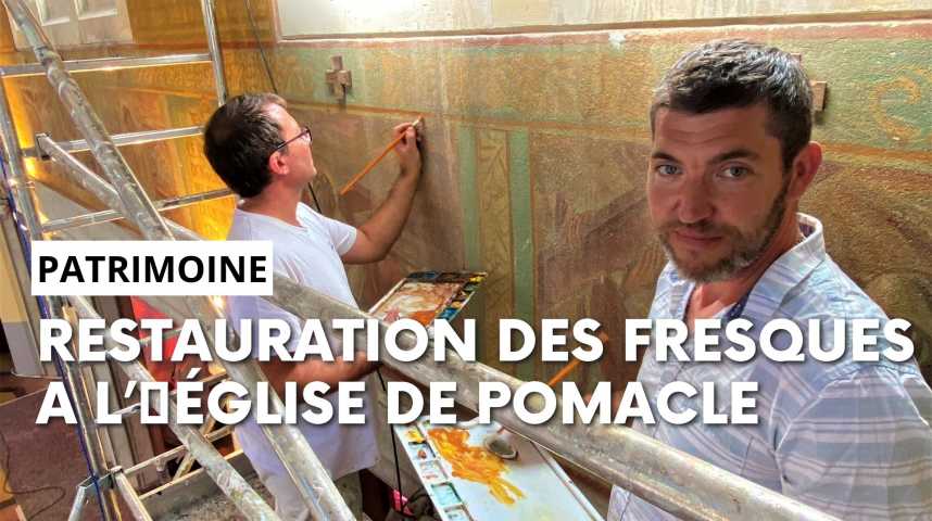 Vidéos : Restauration des fresques à l'église de Pomacle - L'union