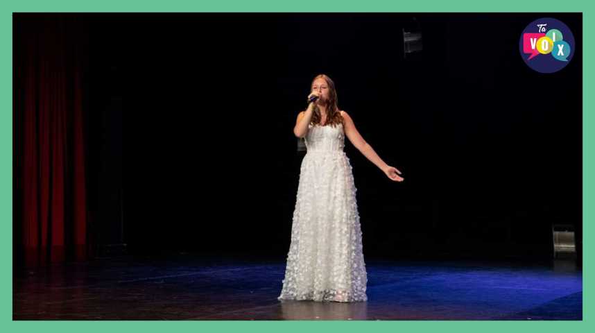 À 12 ans, Juliette Palmina est collégienne à Aniche et aussi chanteuse ...