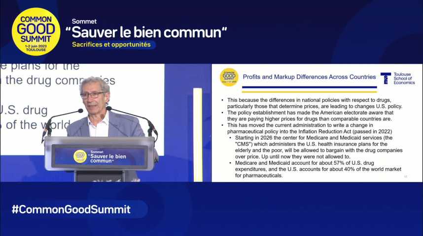 SAUVER LE BIEN COMMUN : Conversation entre Jean Tirole et Ariel Pakes