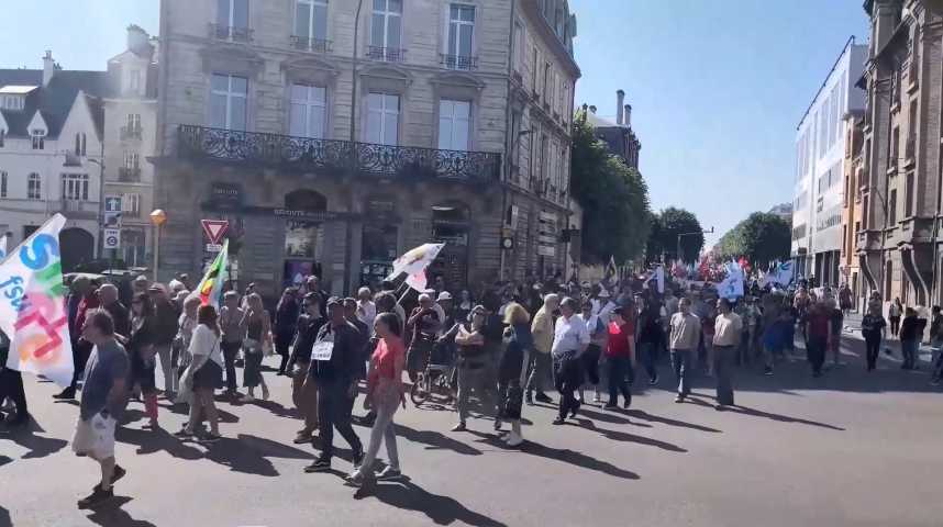 Vidéos : Reims manif du 6 juin - L'union