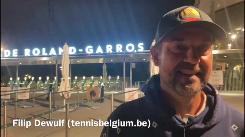 ️ Retour sur la victoire de David Goffin au 1er tour à Roland Garros ...