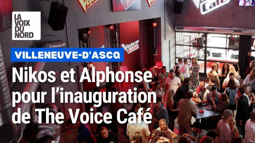 Nikos et Alphonse à Aushopping de V2 pour l’inauguration de The Voice ...