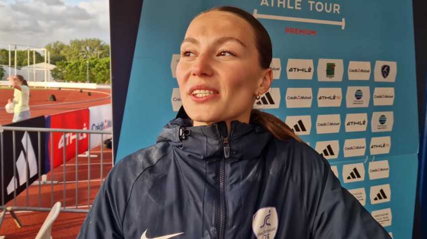 Vidéos : Élise Russis forcément heureuse de battre son record personnel ...