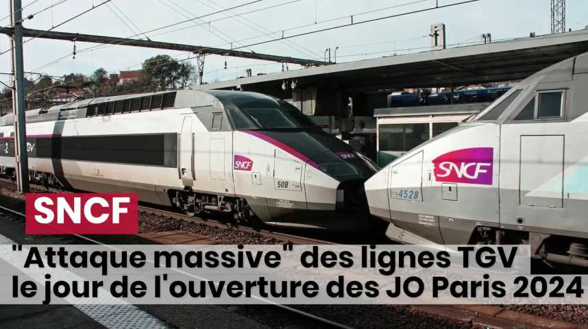 Vidéos : SNCF: "attaque massive" sur les lignes TGV - Paris Normandie