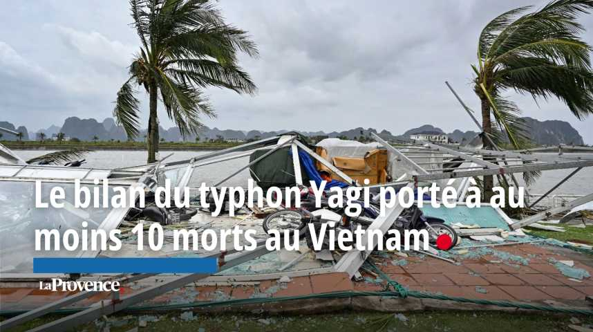 Vidéo - Le bilan du typhon Yagi porté à 9 morts au Vietnam