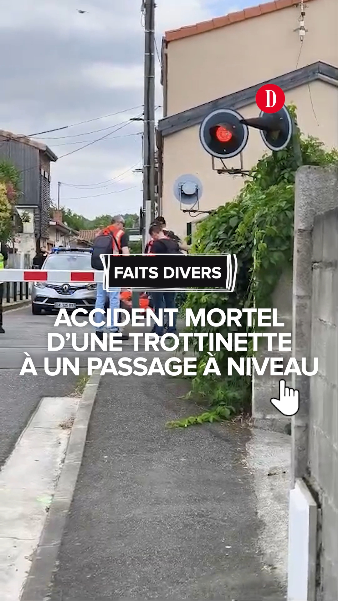 Le conducteur d’une trottinette chute au sol et manque de se faire ...