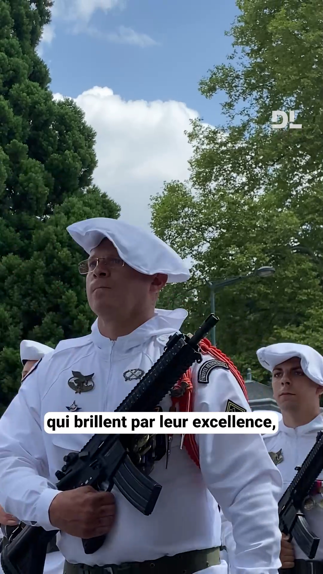 Les premiers mots du colonel Chantrel, nouveau chef de corps du 27e BCA