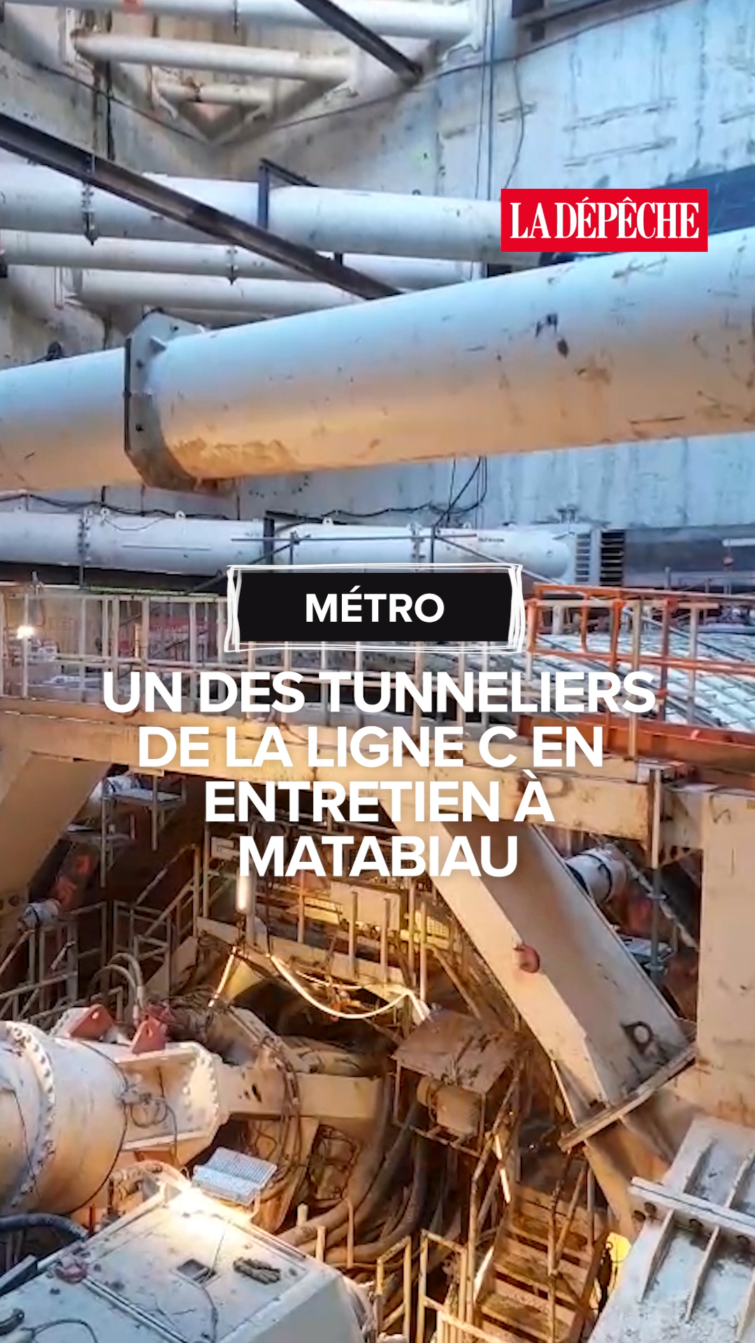 Ligne C du métro de Toulouse : le premier des cinq tunneliers finit sa mission ce mardi, suivez ...