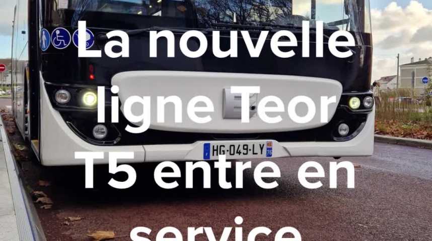 Vidéos : La ligne T5 entre en service entre Rouen et Mont-Saint-Aignan ...